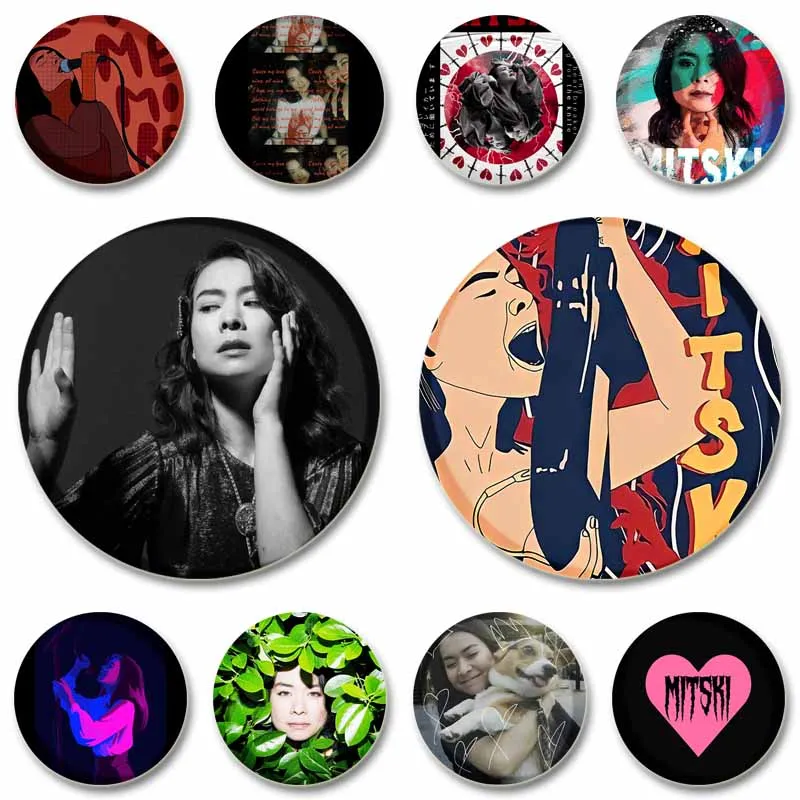 I-LOVE-MITSKI-Soft-Buckle-Pin-Pop-Singer-Icon-Round-Badge-for-Backpack ...