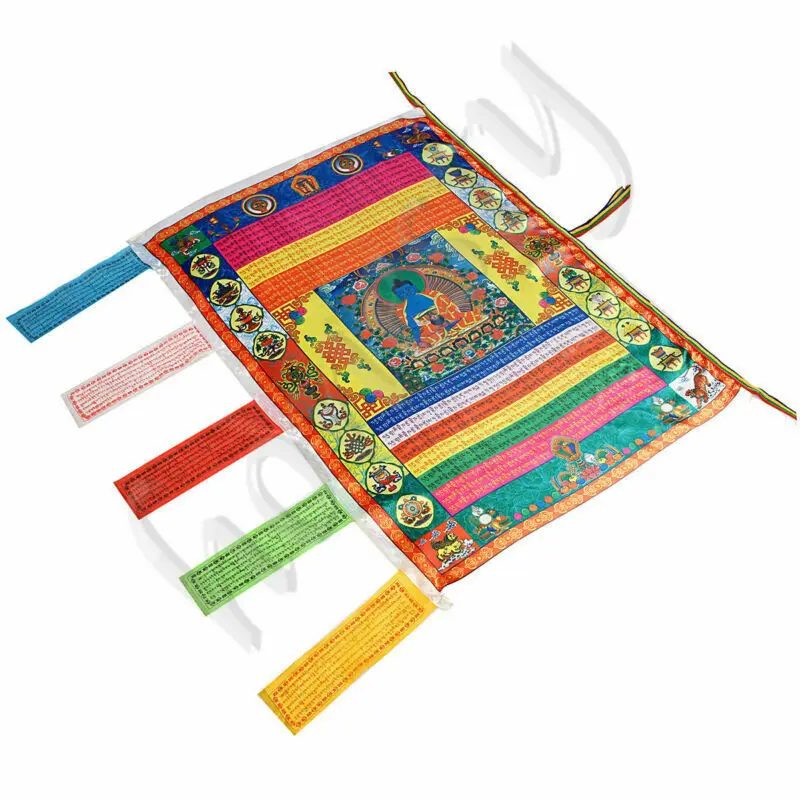 Tibetan-Wind-Horse-Flag-Buddhist-Pray-Prayer-Flag-For-Buddhism-Medicine ...
