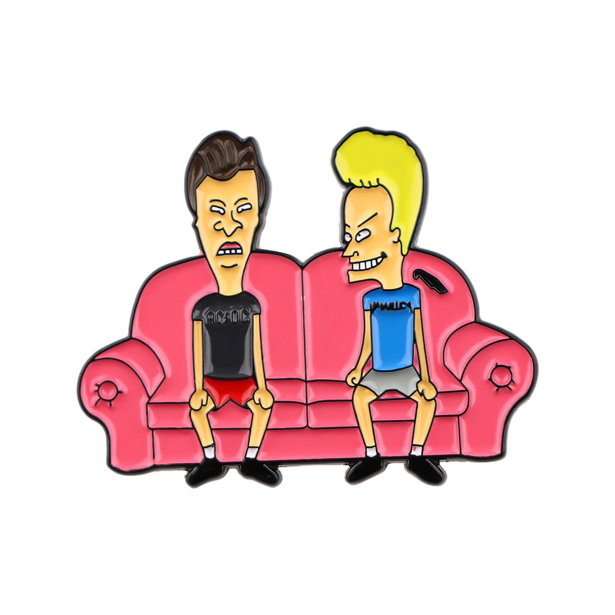 Cartoon Beavis And Butt-Head Kawaii Brooches Pin - KawaiiMerch.com