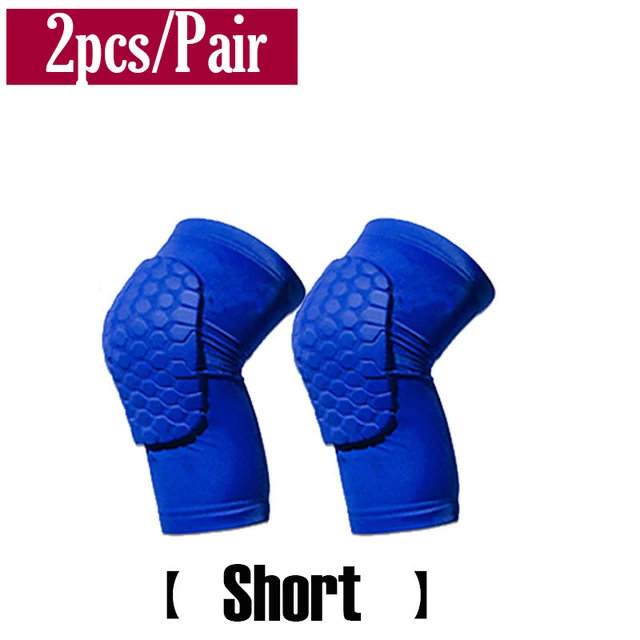2Pcs Breathable Sports Football Basketball Knee Pads Honeycomb Knee ...