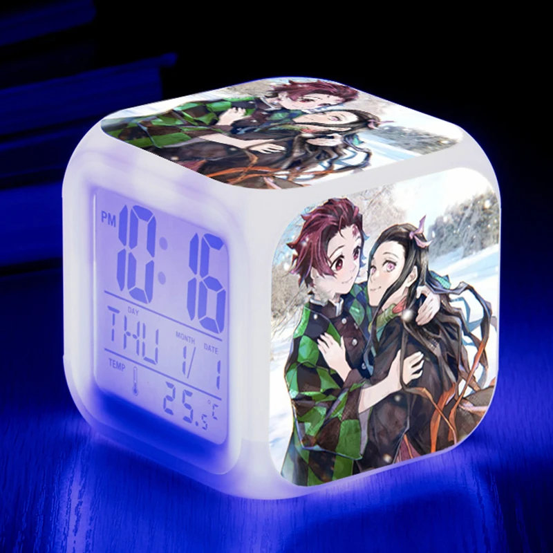 Anime-Demon-Slayer-Kimetsu-No-Yaiba-Clocks-Hashibira-Inosuke-Zenitsu ...