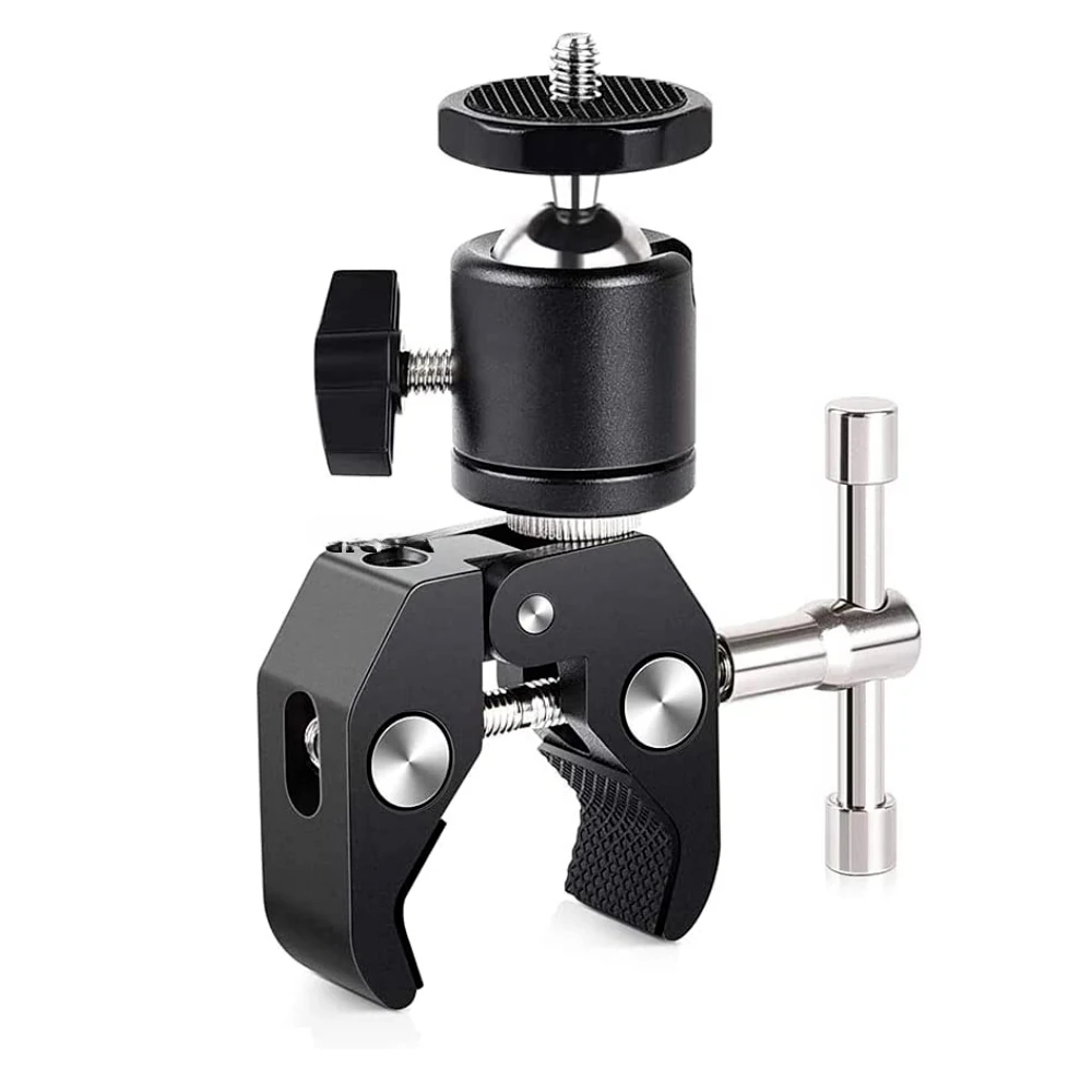 ERIKOLE-Super-Clamp-with-360-Mini-Ball-Head-Quick-Release-Clamp-Bracket ...