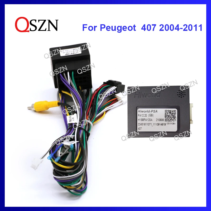 Adaptateur de boîtier Canbus pour KIT, Hiworld, PSA, 407 1, 2004-2008, câblage 2011, câble SFP ...