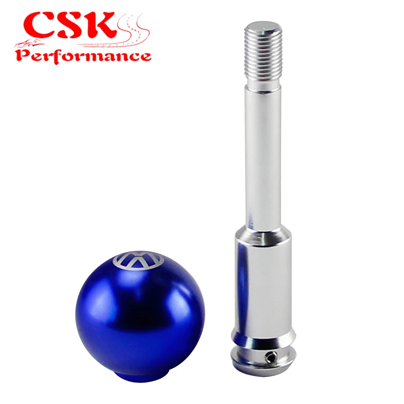 Shift Knob + Gear Shifter Extension Stick Straight Lever Fit For VW T4 ...