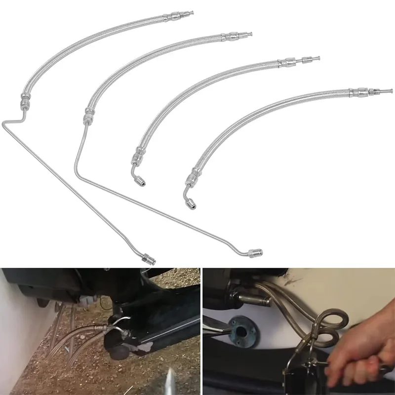 Power-Trim-Tilt-Hydraulic-Ram-Cylinder-Hose-Kit-Compatible-with ...