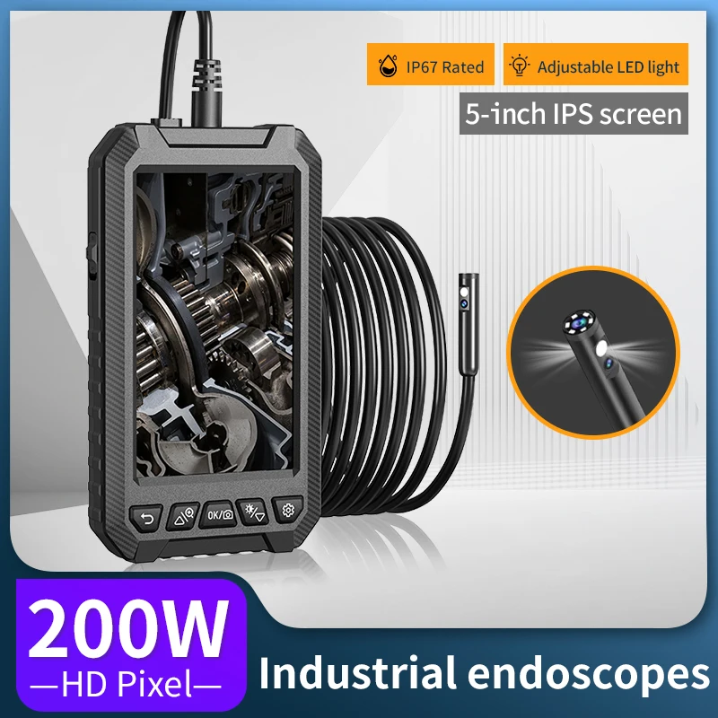 5-Inch-LPS-HD-Borescope-Camera-with-Screen-Industrial-Sewer-Inspection ...