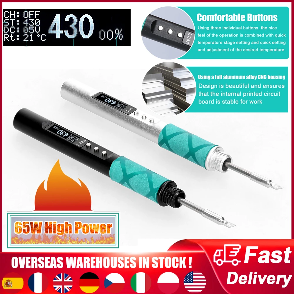65W-Smart-Electric-Soldering-Iron-Type-C-DC-PD-Dual-Power-Supplying ...