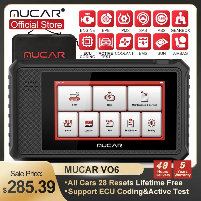 Mucar Vo6 Todos Os Carros Vida Livre Sistema Completo 28 Resets Obd2 ...