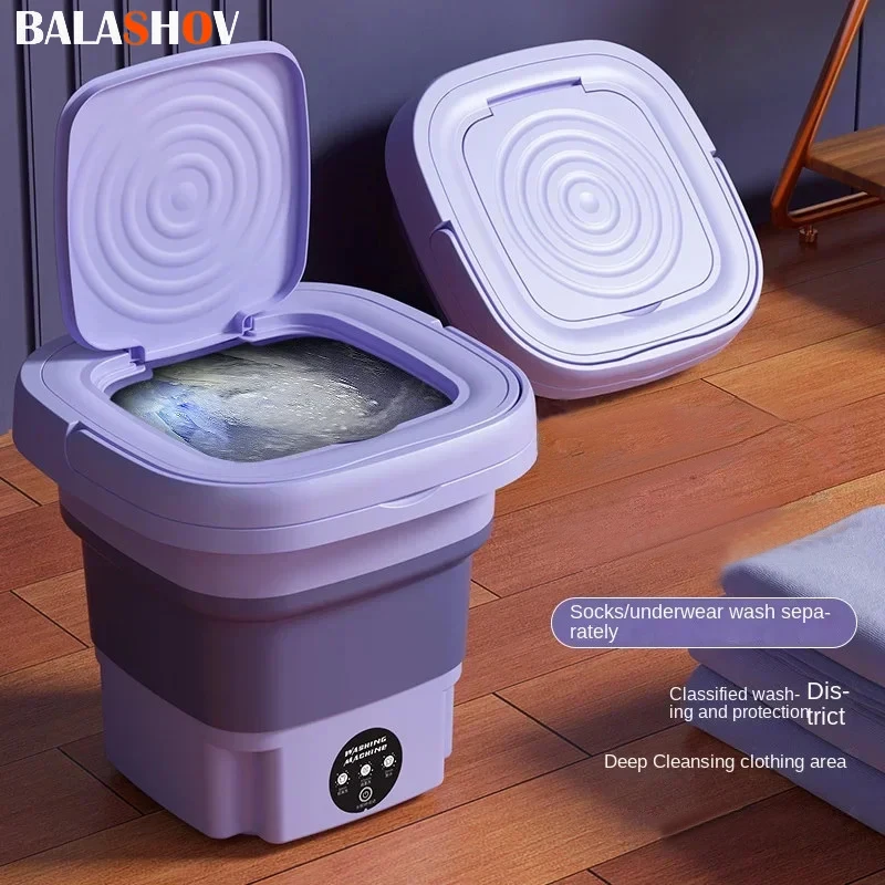 Mini-Portable-Folding-Washing-Machine-Bucket-for-Clothes-Socks ...