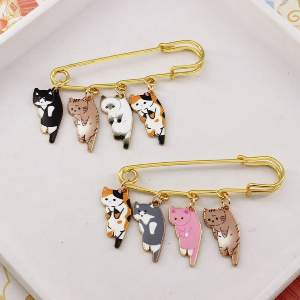 Kawaii-Enamel-Cat-Pins-Brooches-for-Women-Funny-Cute-Kitten-Badge ...