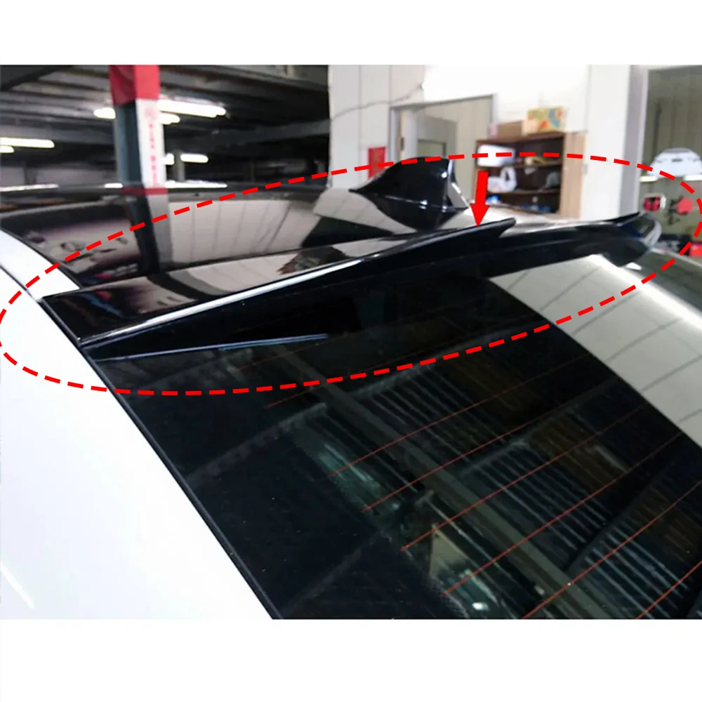 ABS-Rear-Window-Roof-Spoiler-Car-Accessories-For-BMW-Series-5-F10-F18 ...
