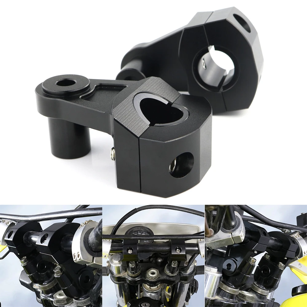 7-8-22mm-Handlebar-Risers-Fit-For-SUZUKI-DRZ-400-DRZ-650-all-year-Blue ...