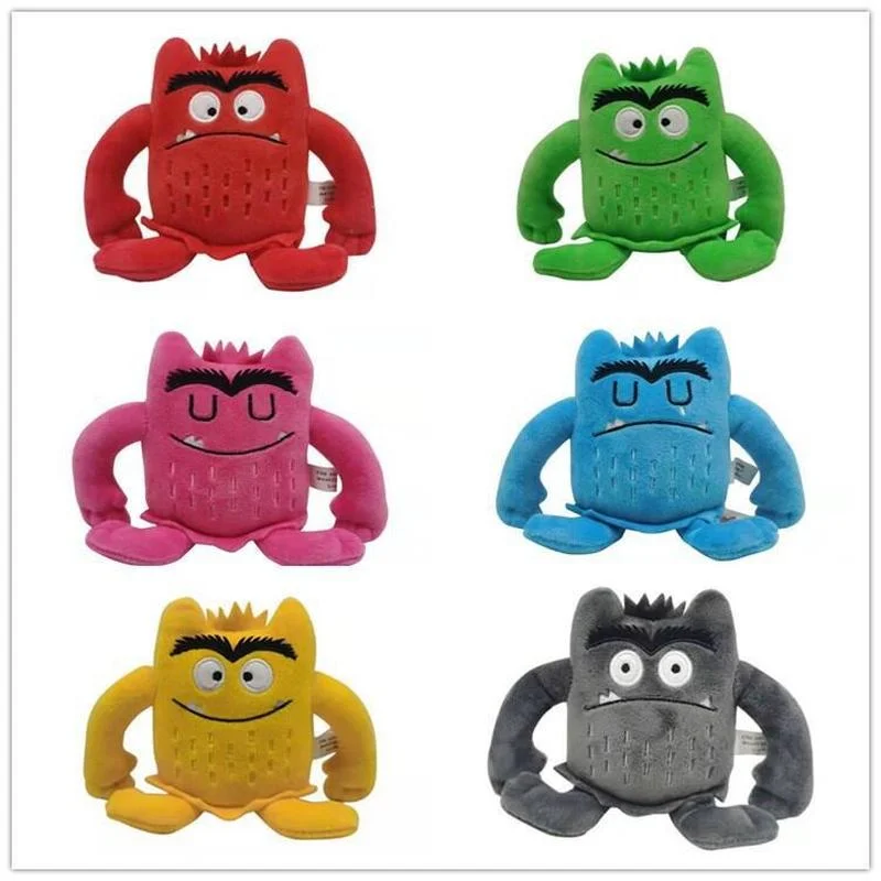Color Monster Emotion Plush Toys Baby Appease Emotion Plushie Cute ...