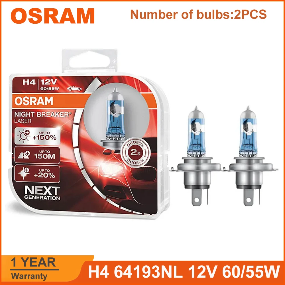 OSRAM-Night-Breaker-Laser-H4-HB2-64193NL-P43t-Next-Generation-Halogen ...