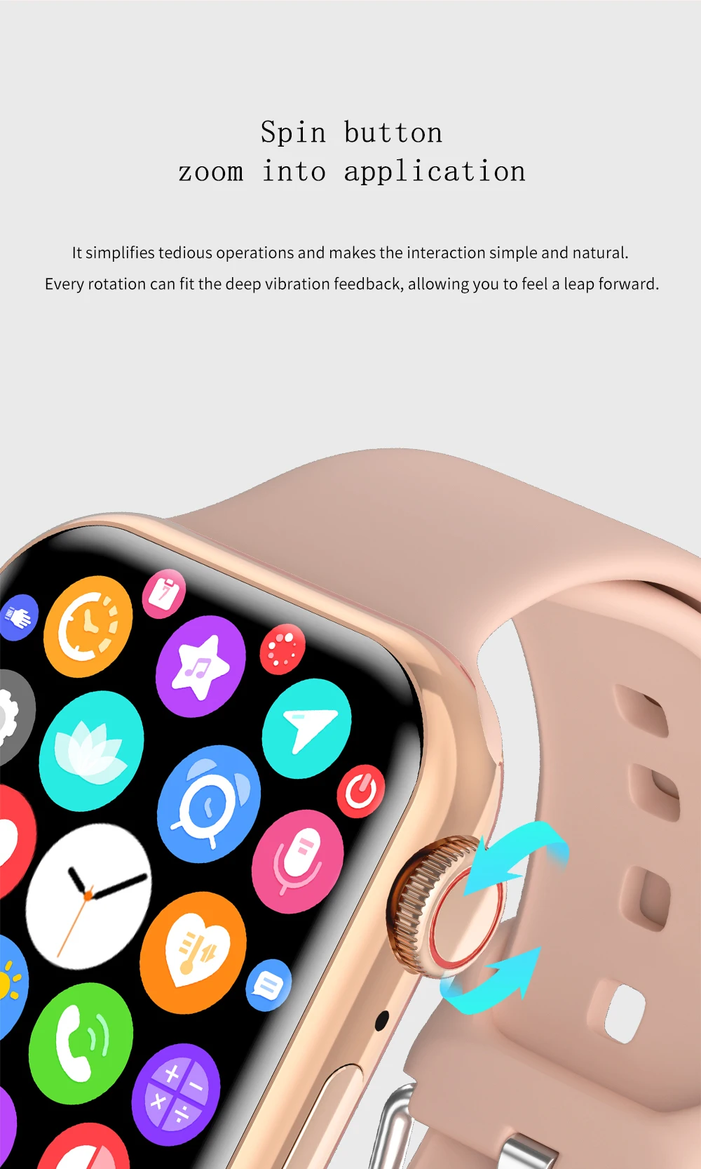 ساعة ذكية نسائية Smartwatch احدث اصدار (ضمان ذهبي ) - coffee &horse