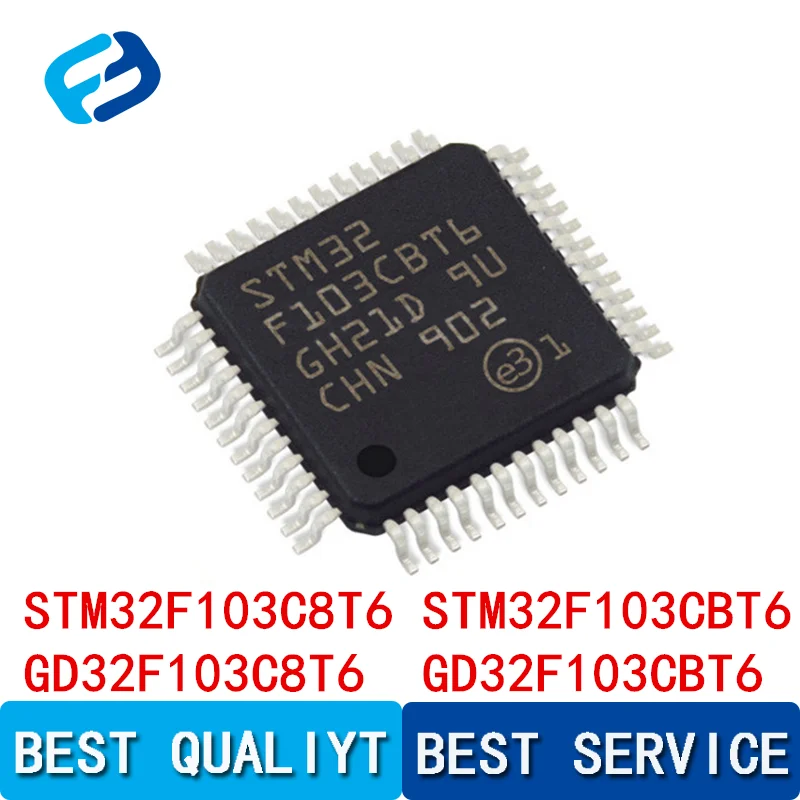 1pcs/lot New Original Gd32f103c8t6 Gd32f103cbt6 Lqfp48 Microcontroller Compatible Substitution ...