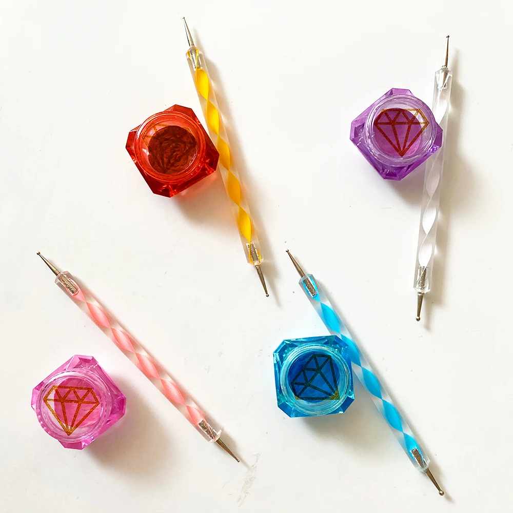 Diamond-Painting-Putty-in-Jar-with-Double-End-Dotting-Tool-Pen-5D-DIY ...