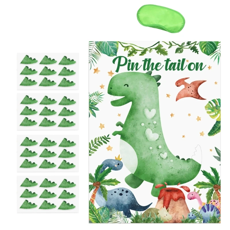 Pin The Tail On The Dinosaur Printable Party Game By Gorgeous Kids Pin