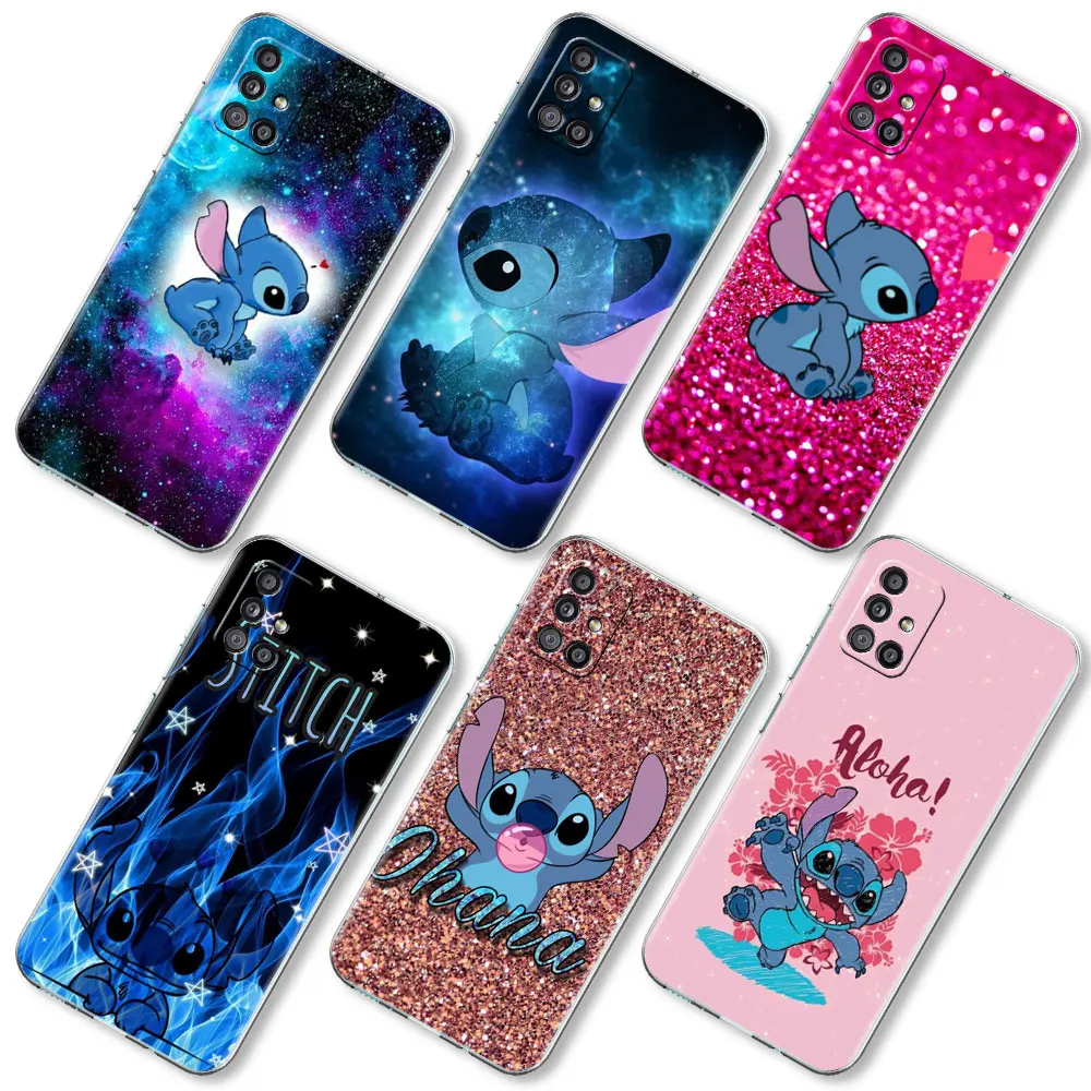 Disney Stitch Starry Sky Case For Samsung Galaxy A52 A12 A51 A72 5G A71 ...