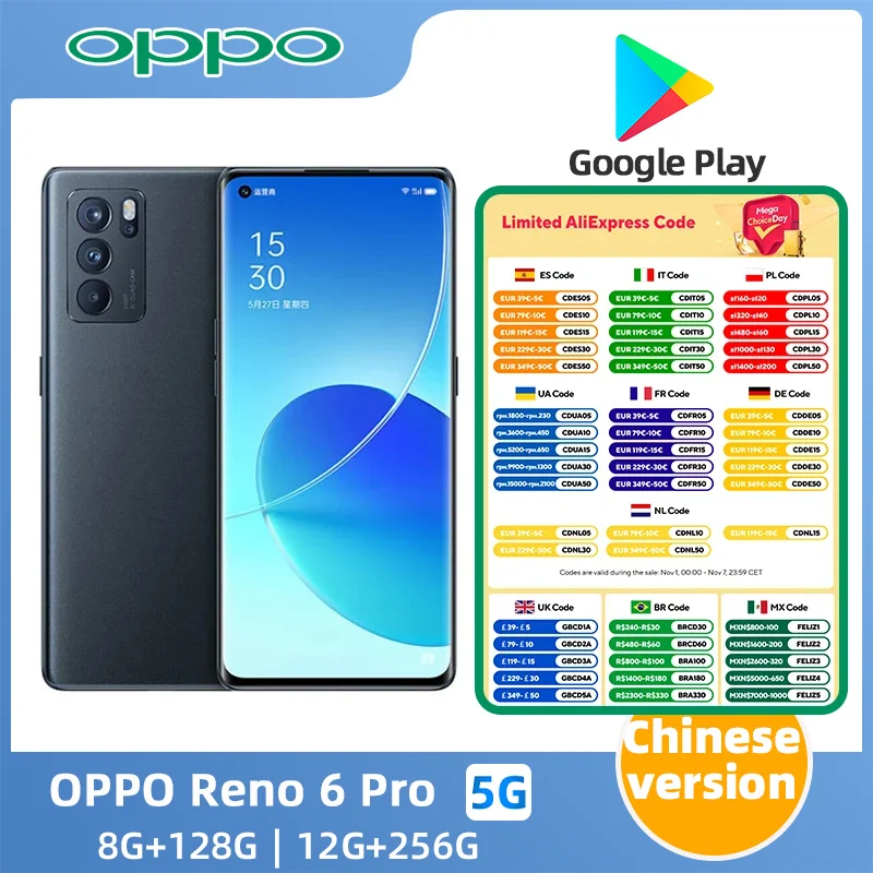 oppo-Reno6pro-5G-Android-Unlocked-6-55-inch-12GB-RAM-256GB-ROM-All ...