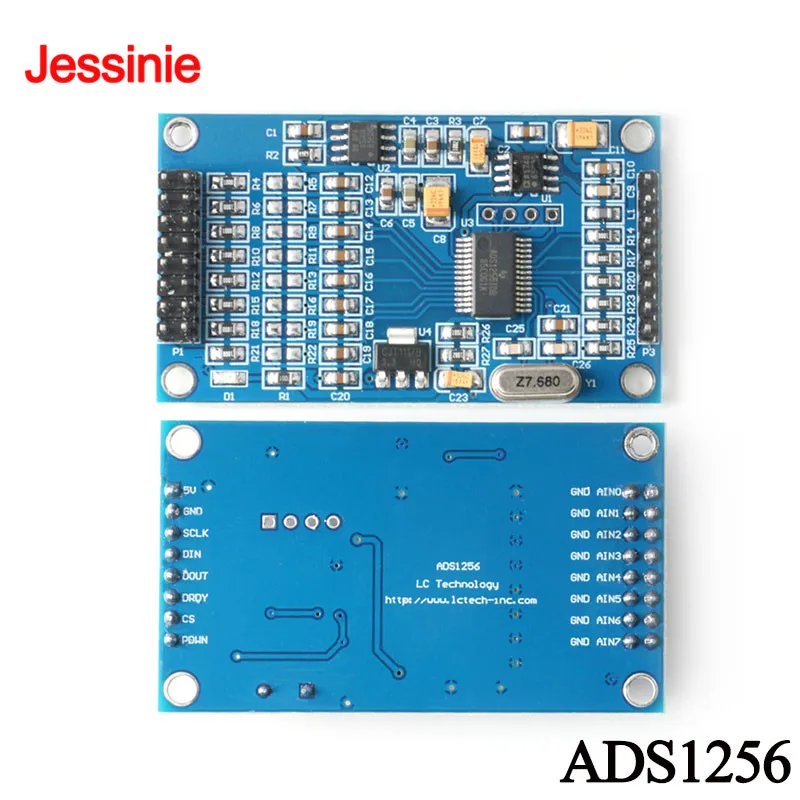 ADS1256-High-Precision-24-Bit-8-Channel-ADC-Data-Acquisition-Board ...