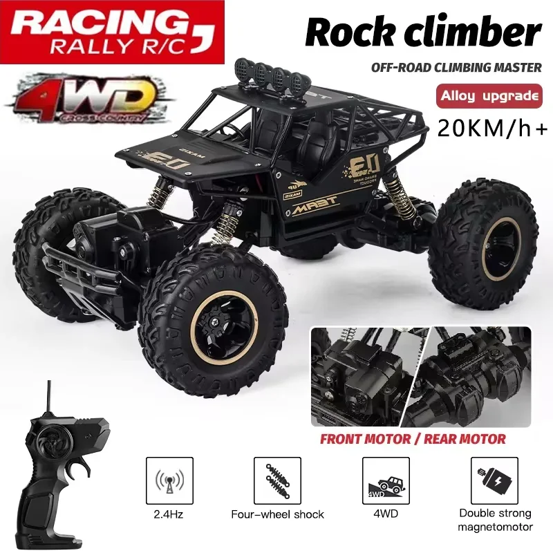 1-12-4WD-RC-Car-With-Led-Lights-37CM-2-4G-Radio-Remote-Control-Cars ...