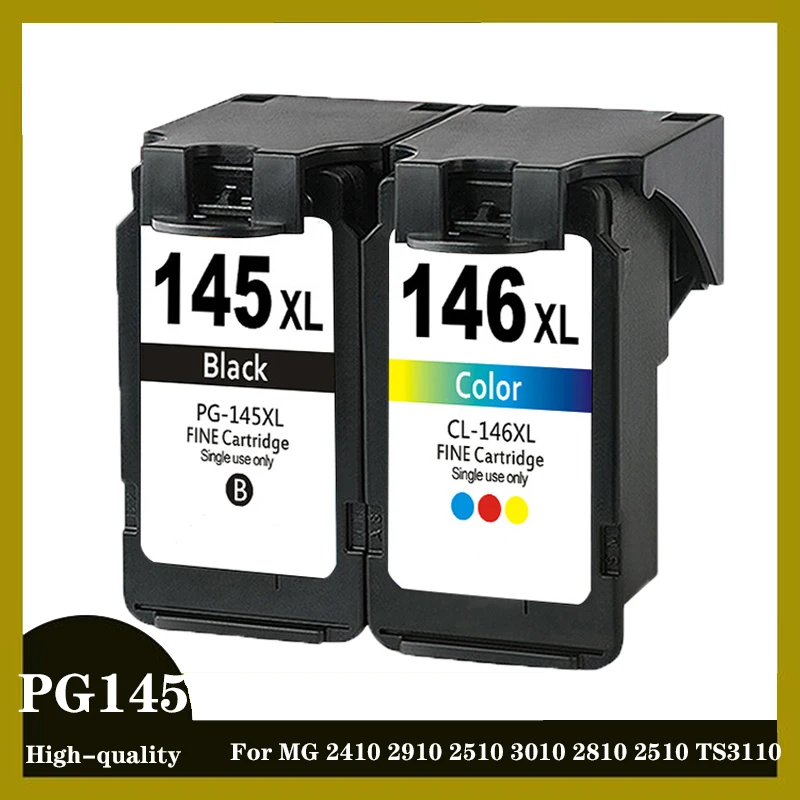 For-Canon-PG145-CL146-Ink-Cartridge-PG-145-CL-146-XL-For-MG-2410-2910 ...