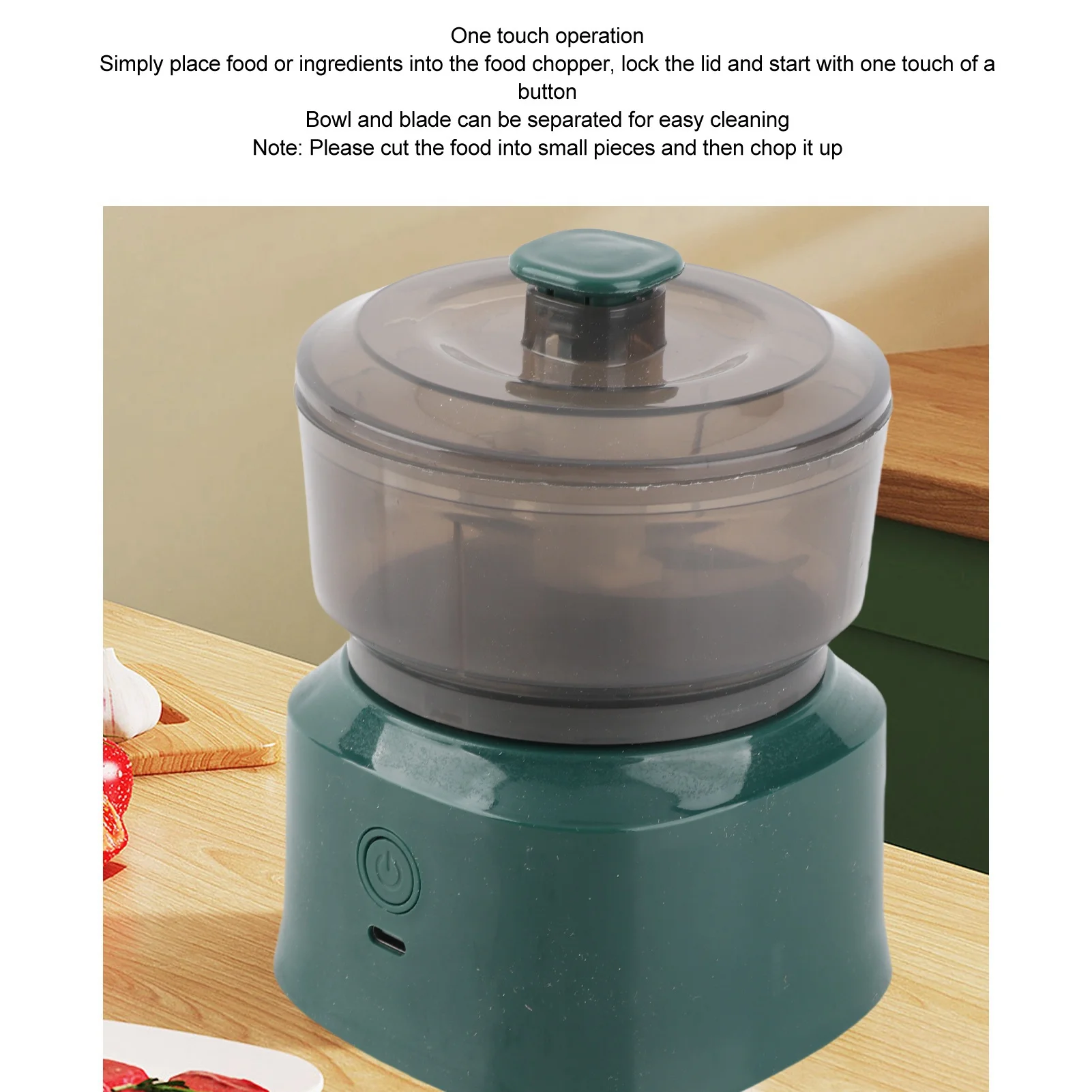 Baby Food Processor Professional Efficient USB Rechargeable Electric ...