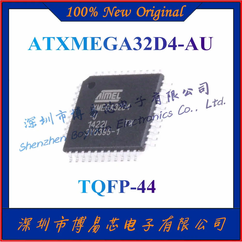 100-New-Original-Original-genuine-ATXMEGA32D4-AU-QFP44-AVR-8-16-bit ...