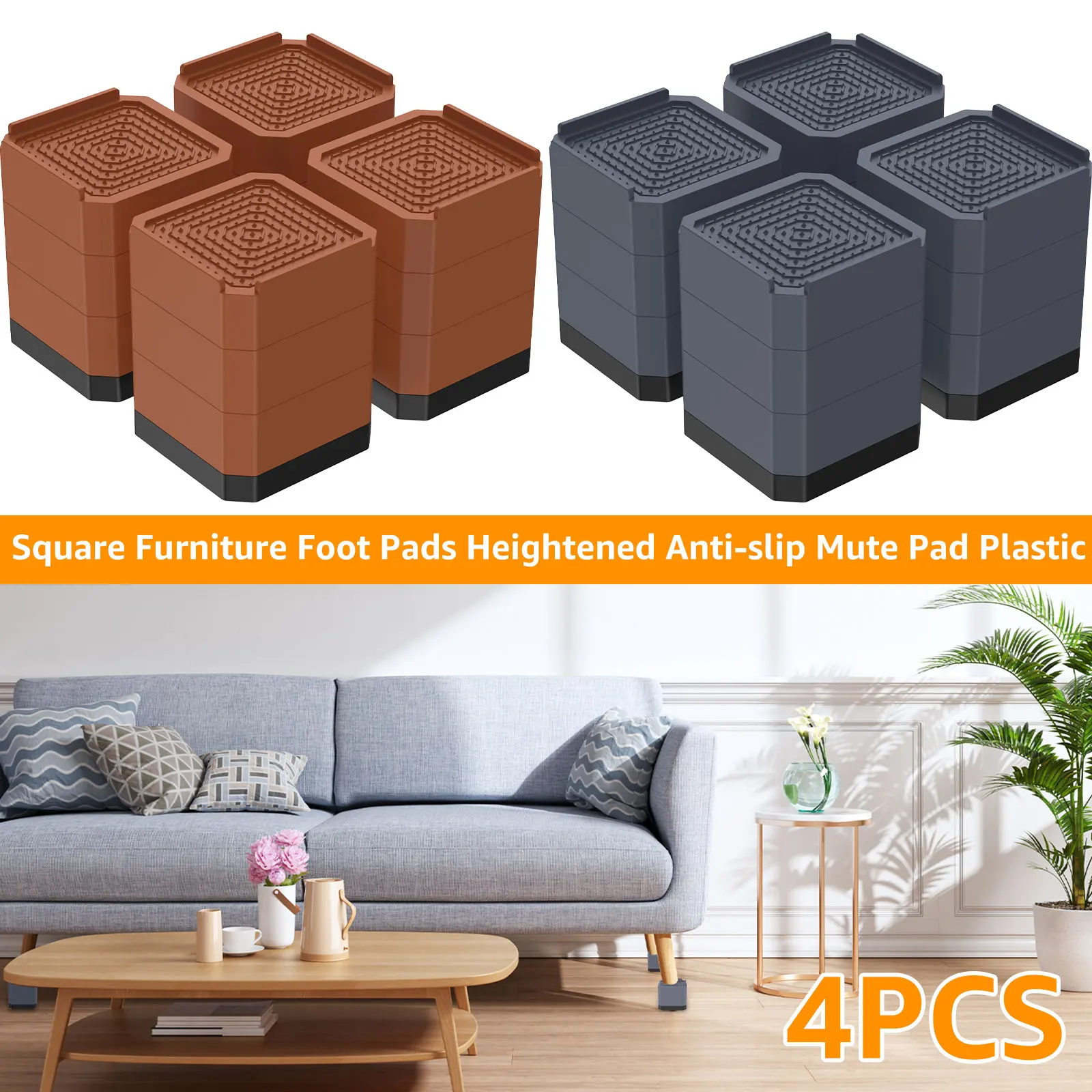 4-Inch-Bed-Risers-3-Layer-Heavy-Duty-Table-Leg-Extenders-Detachable ...