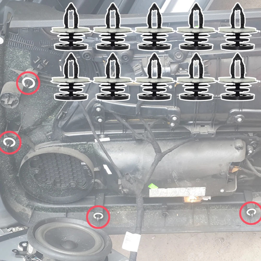 Car-Door-Card-Trim-Panel-Front-Interior-Fastener-Moulding-Clip-Holder ...