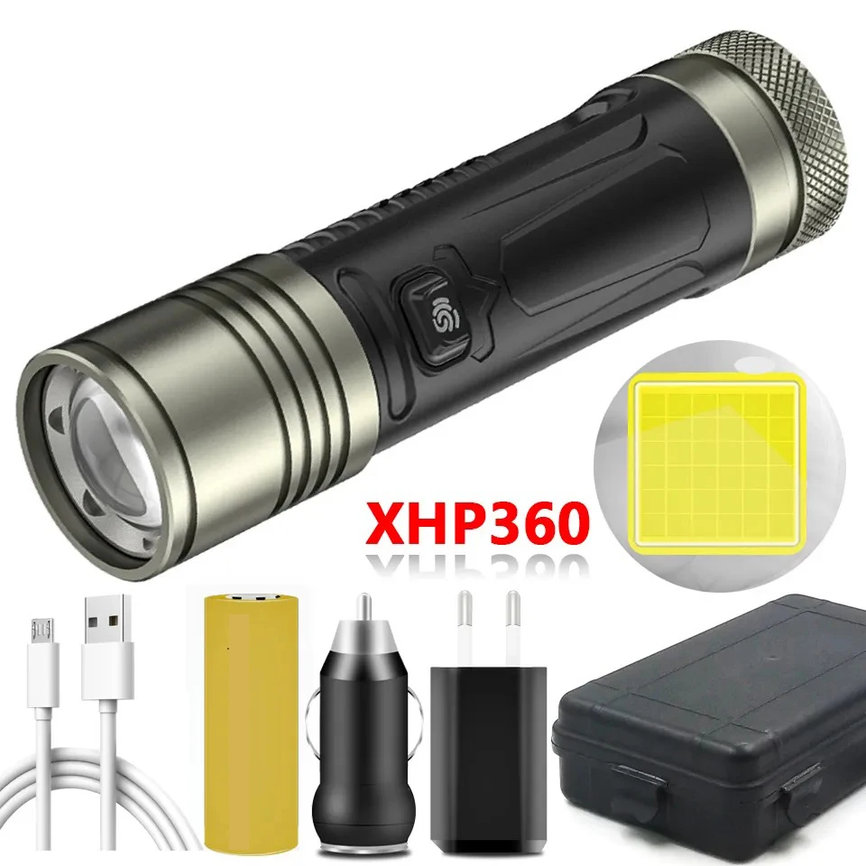 1500M-Super-Bright-XHP360-Most-Powerful-Led-Flashlight-High-Power ...