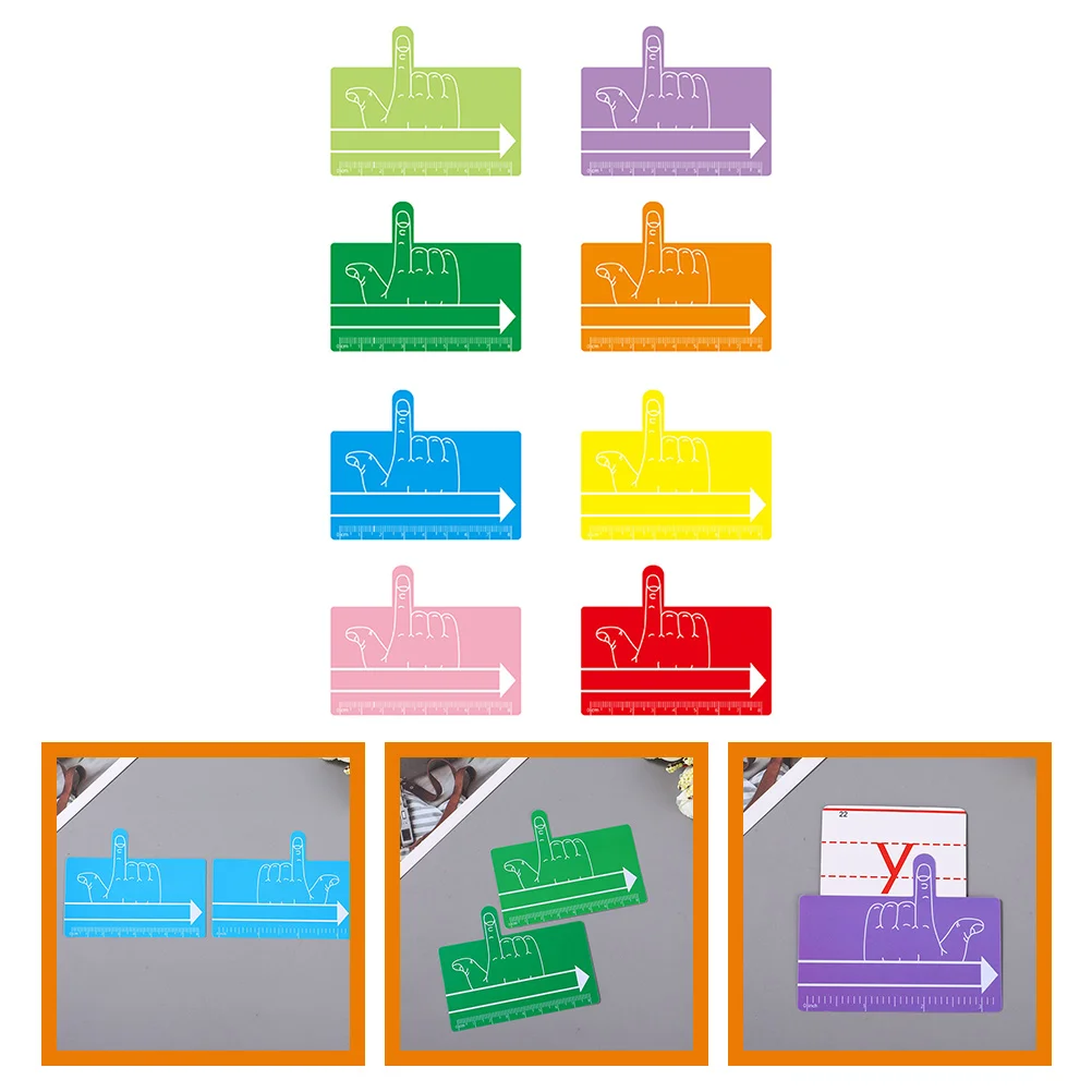 8-Pcs-Bookmark-Finger-Spacer-Writing-Tools-Reading-Plastic-Spacers ...