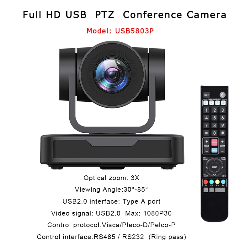 3X-Optical-Zoom-1080P-PTZ-Camera-USB2-0-Video-Conference-System ...