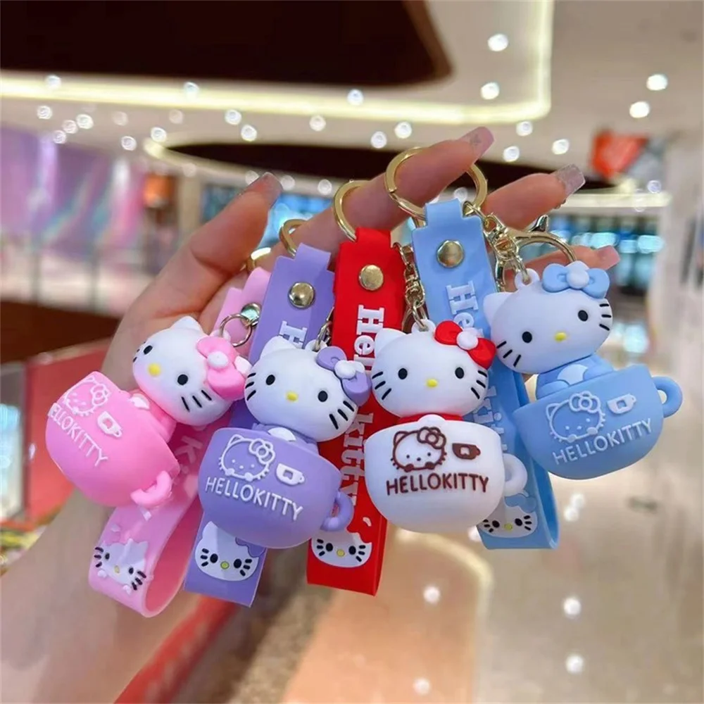 Miniso-Hello-Kitty-Keychain-Cute-Sanrio-Accessories-Cartoon-Doll ...