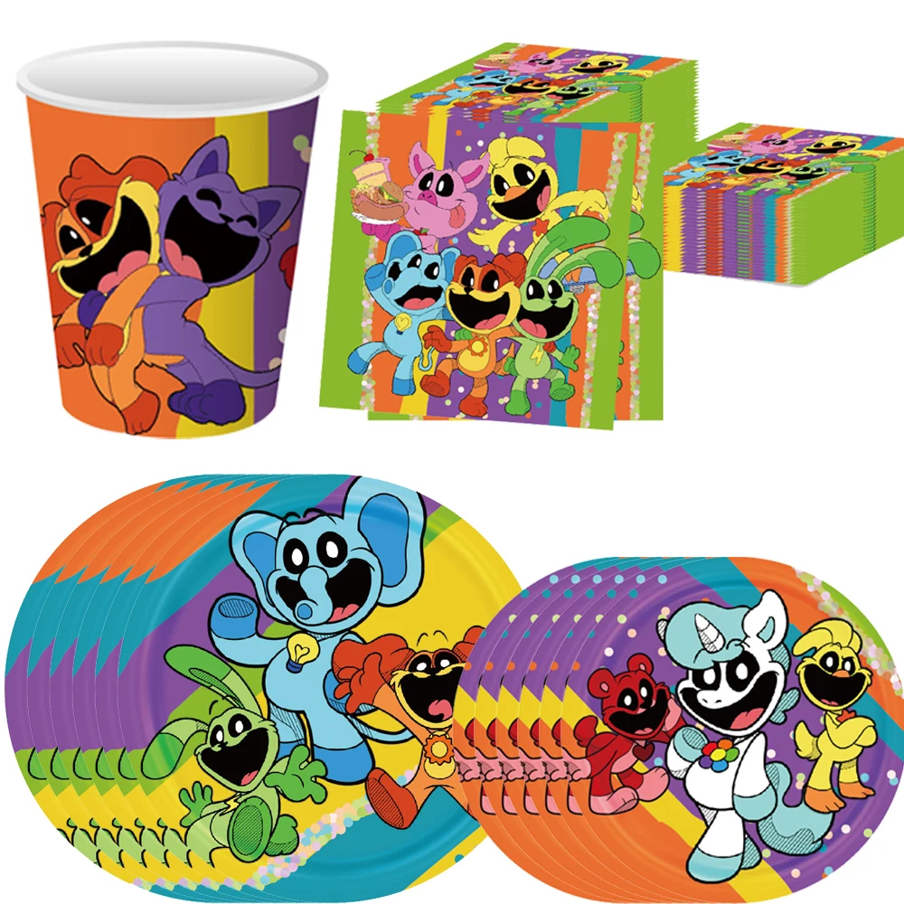 Smiling-Critters-Birthday-Party-Decoration-Disposable-Dinnerware-Paper ...