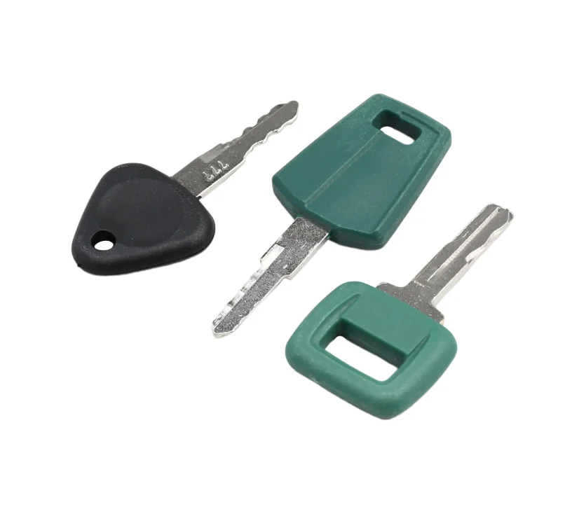 3 Ignition Keys Master Set Excavator Key Heavy Equipment Key Set ...