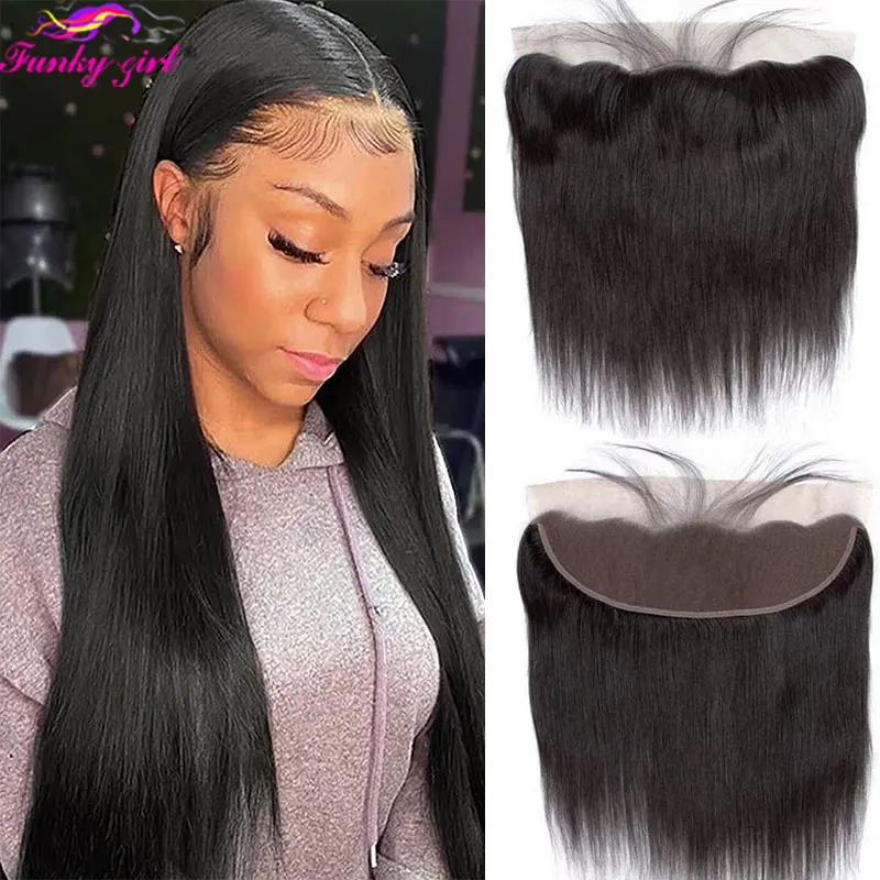 Straight-Lace-Frontal-13x4-Human-Hair-12-22-Inch-HD-Lace-Closure ...