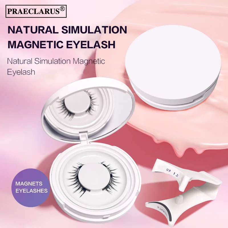 PRAECLARUS-Little-Devil-2Pairs-Reusable-Magnetic-Lashes-No-Glue-Needed ...