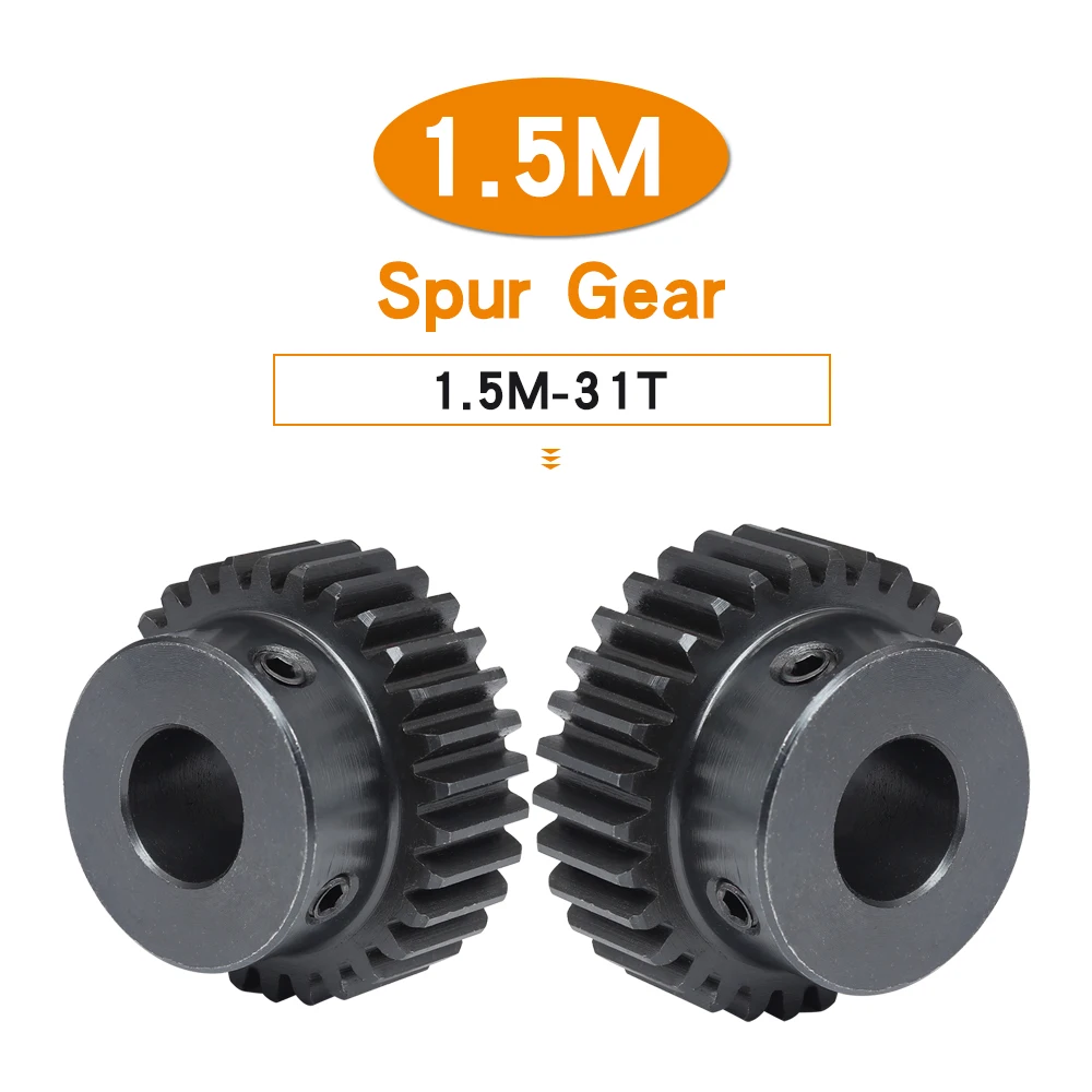 Spur-Gear-1-5-M31T-Inner-Bore-8-10-mm-Motor-Gear-Blackening-SC45-Carbon ...