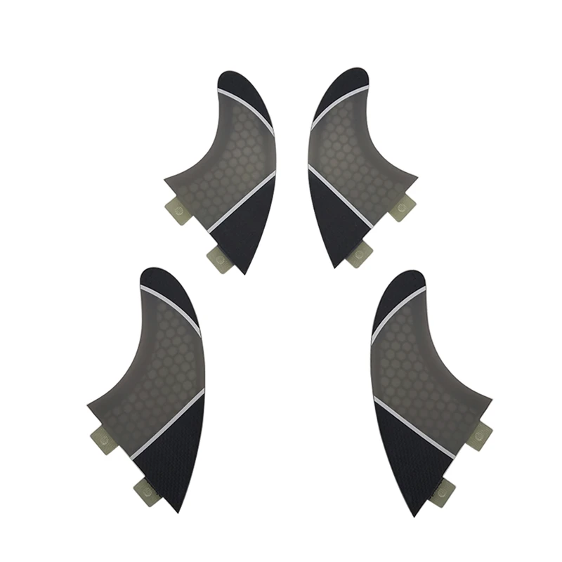 UPSURF-FCS-Fins-PM-M-Quad-Fins-Surfboard-Fins-Double-Tabs-Surf-Fins ...