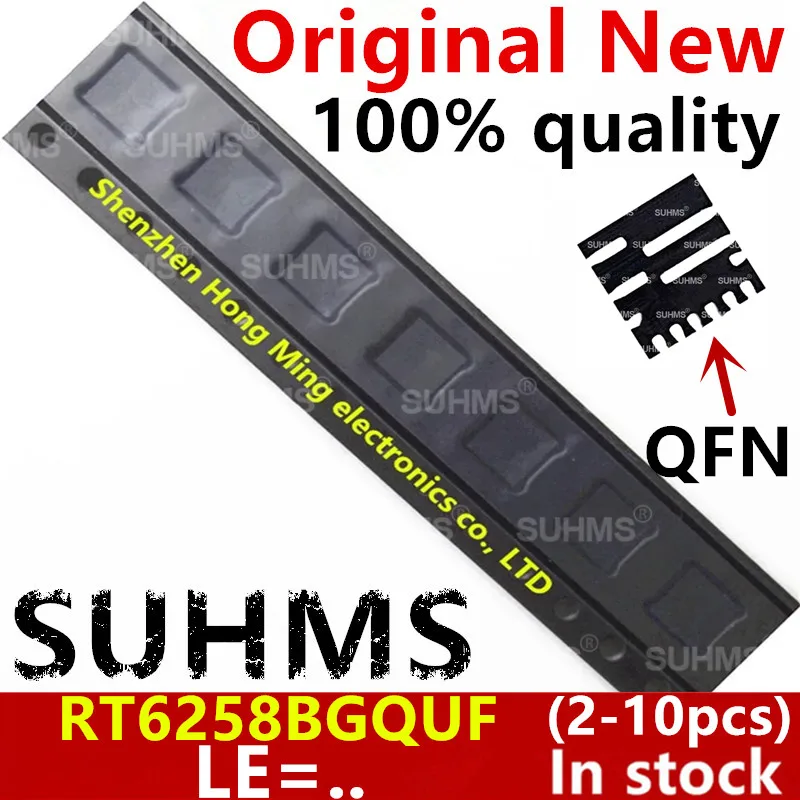(2-10piece)100% New RT6258BGQUF RT6258BG RT6258B (LE=2E LE=...) QFN-12 ...