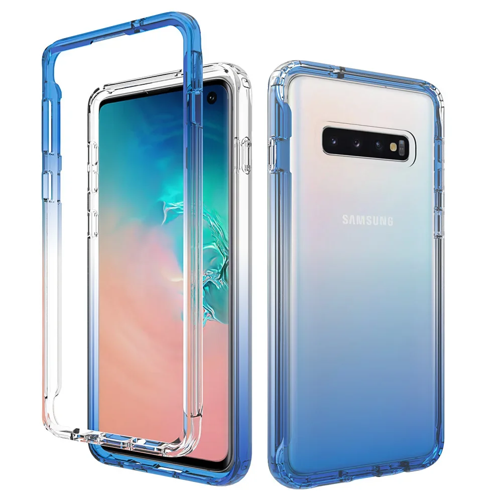 Luxury-Thick-Candy-Color-Transparent-Case-for-Samsung-Galaxy-S10-S10 ...