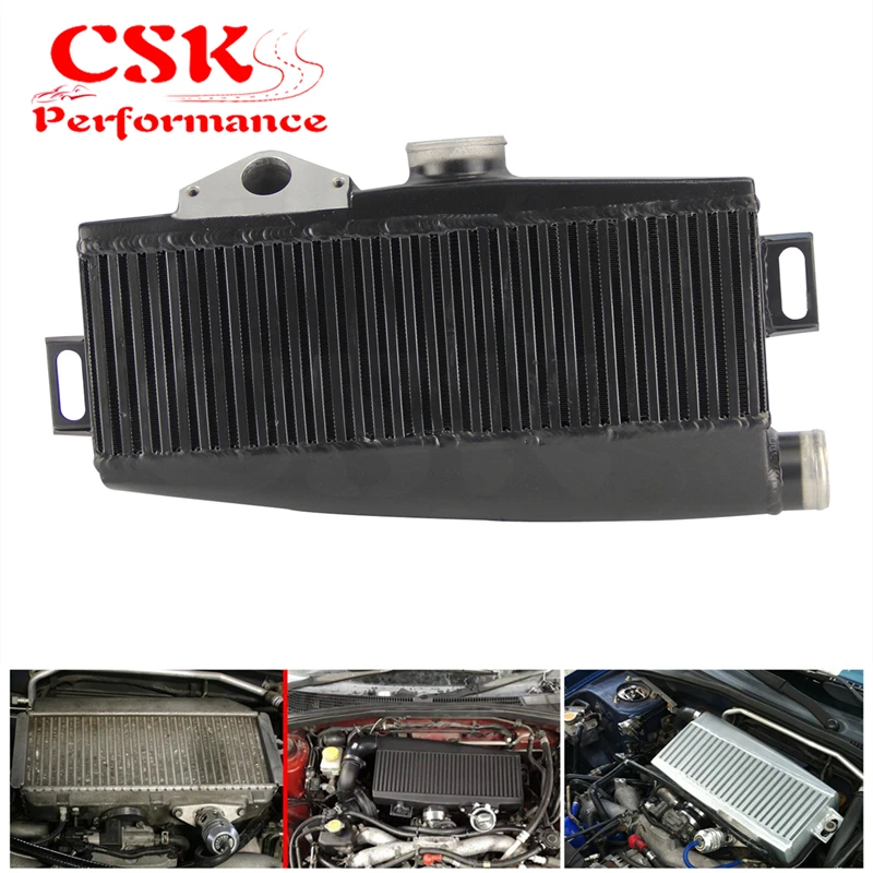 Upgrade-Top-Mount-Aluminum-Black-Silver-Intercooler-for-Subaru-Impreza ...