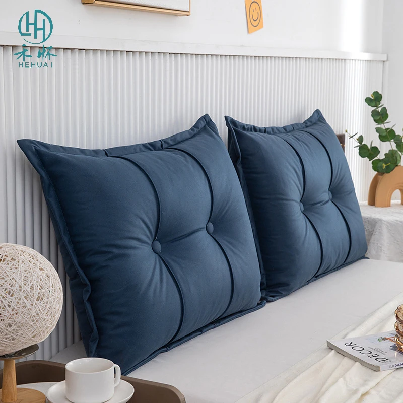 Waterproof-Bed-Triangular-Cushion-Soft-Back-Rest-Bed-Cushion-with ...