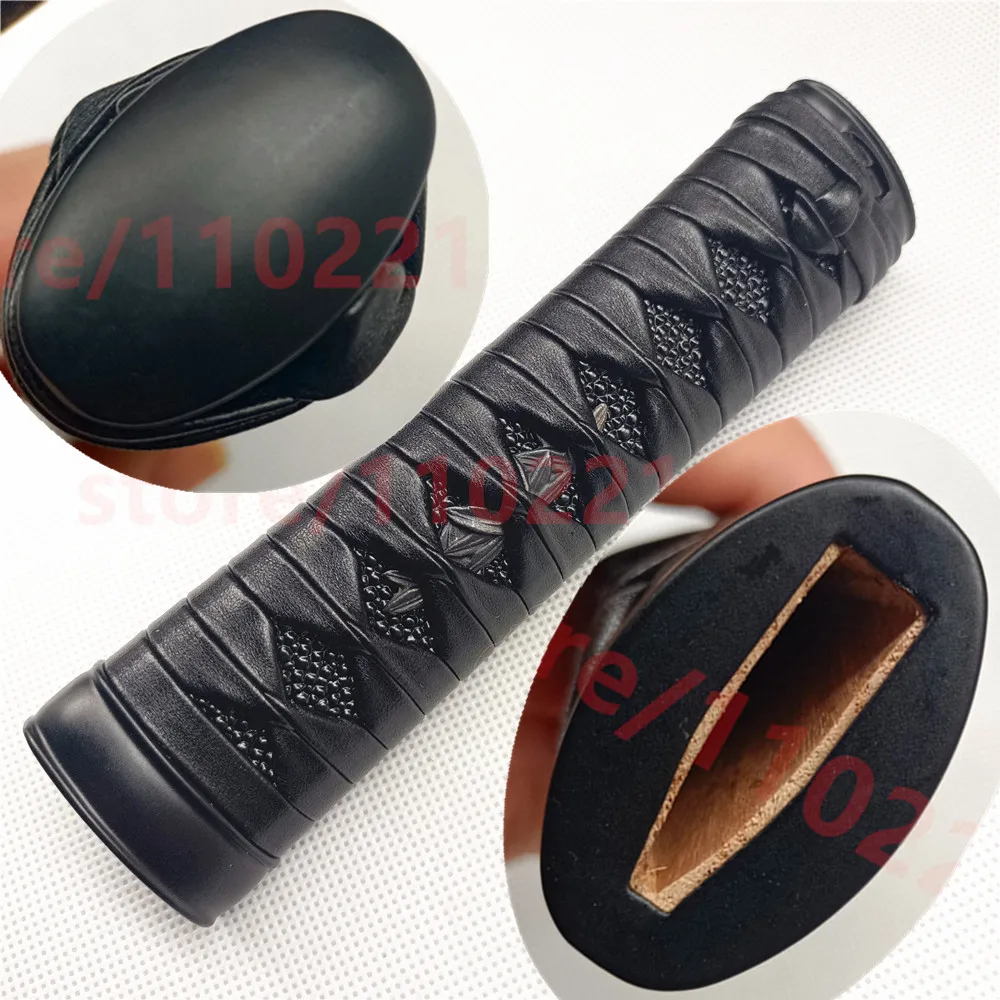Exquisite 15cm Tsuka Handle Hilt Alloy Fuchi Kashira Menuki For ...