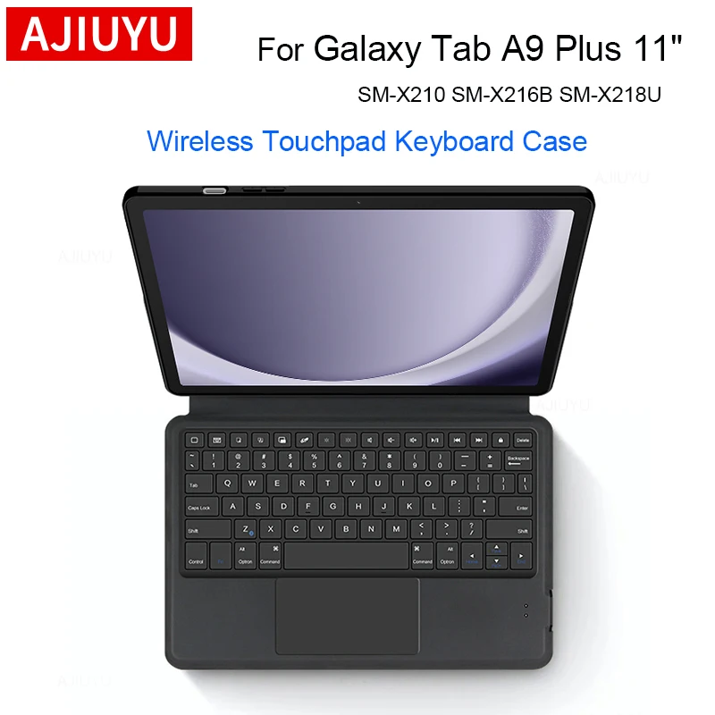 Enhanced Smart Touchpad Keyboard Case with Integrated Tablet Holder for ...