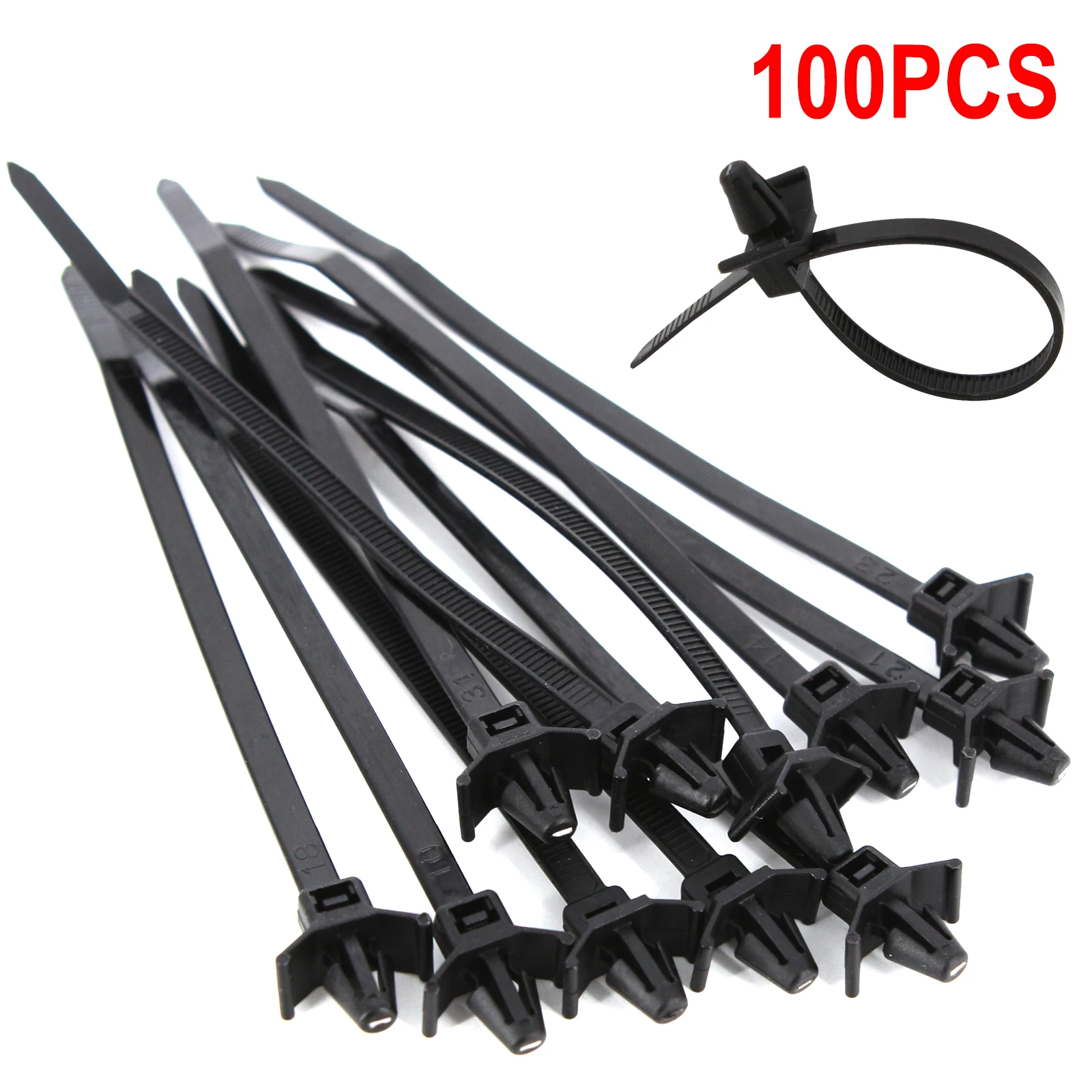 Wire Harness Fastener Cable Clamp Clips Cable Ties Management Car Wire ...