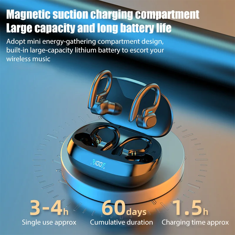 Auriculares inalámbricos SP16 TWS con Bluetooth, auriculares estéreo ...