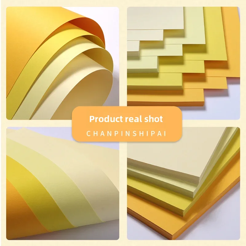 Yellow-Hard-Card-Stock-For-Children-s-Lemon-Painting-A4-Thickened-Light ...